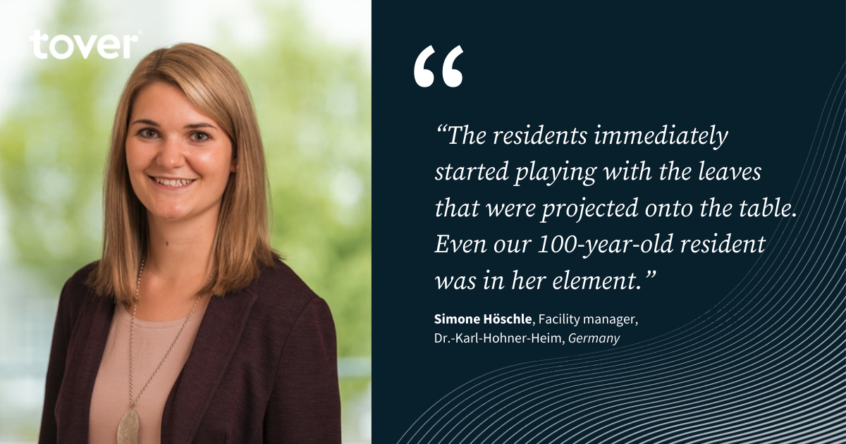 In Germany, Simone uses the Magic Table for all of her residents | Tover